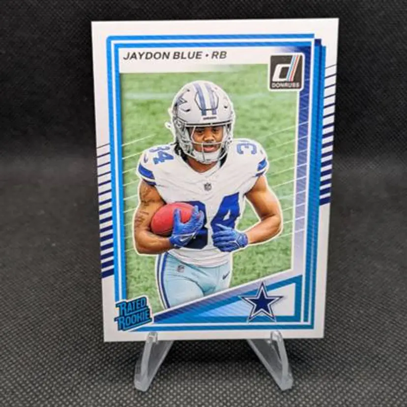 Jaydon Blue 2025 Donruss Football Rated Rookie RC #308 - Dallas Cowboys