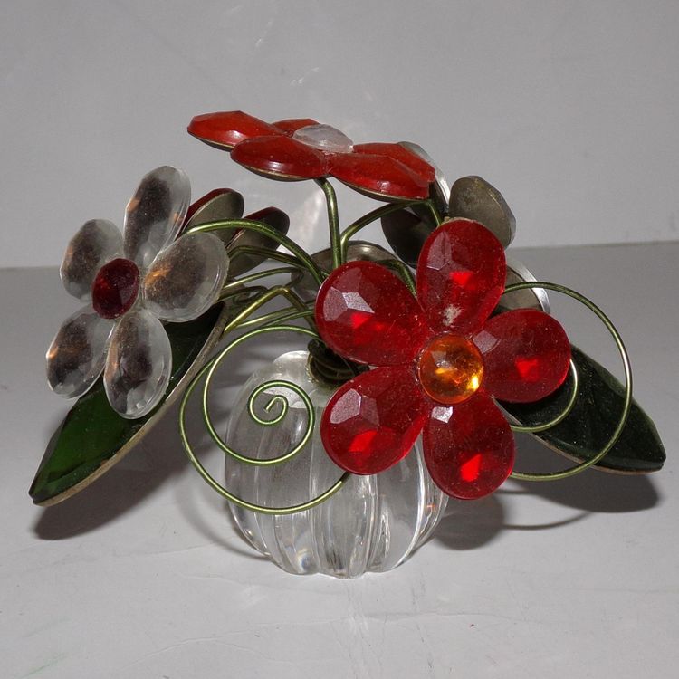 Ganz Crystal Expressions Acrylic Joyful Daisy, 5 Flower Daisy POSY POT ...