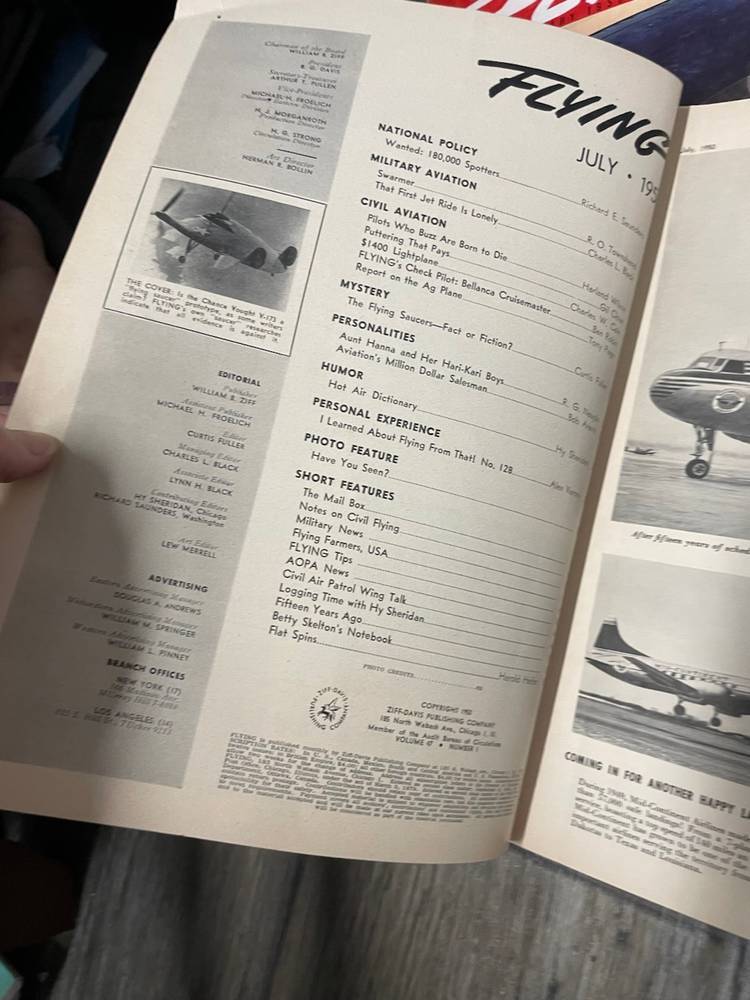FLYING magazine 1950 - 2 Of January