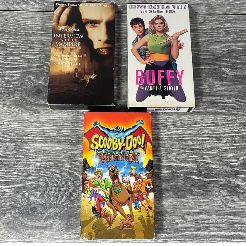Vampire VHS Lot Buffy The Vampire Slayer, Interview With The Vampire ...