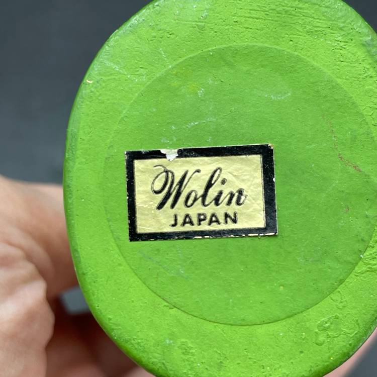 Wolin Green Chalkware Angel Holding Candle Hanging Christmas Ornament ...