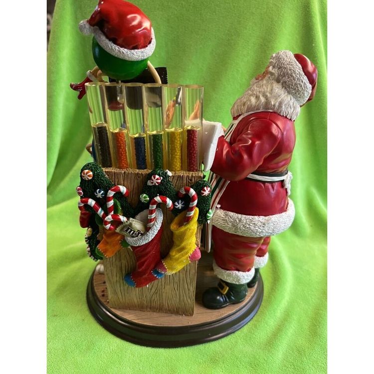 OLLIERV Danbury Mint M&M’s Santa Figurine Filling Santa Bag With M&M’s ...