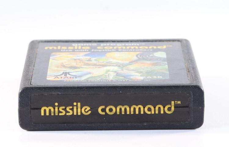 Atari 2600 Game Vintage Missile Command 1980 NTSC