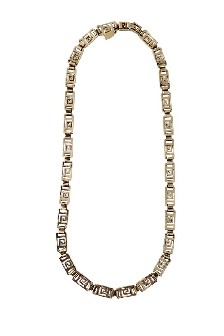 Lady Remington Gold Tone G Link Chain Necklace, Fold Over Clasp, Signed ...