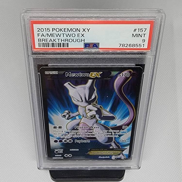 2015 Pokemon Mewtwo EX - XY Breakthrough #157 PSA 9