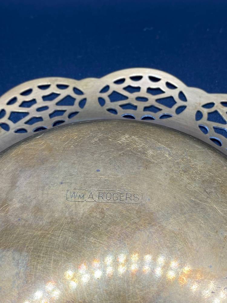 William A Rodgers Small Brass Trinket Dish