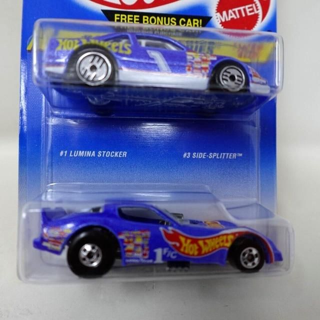 Hot Wheels 1994 Race Team Series 2 pack #1 Lumina Stocker, #3 Side-Splitter
