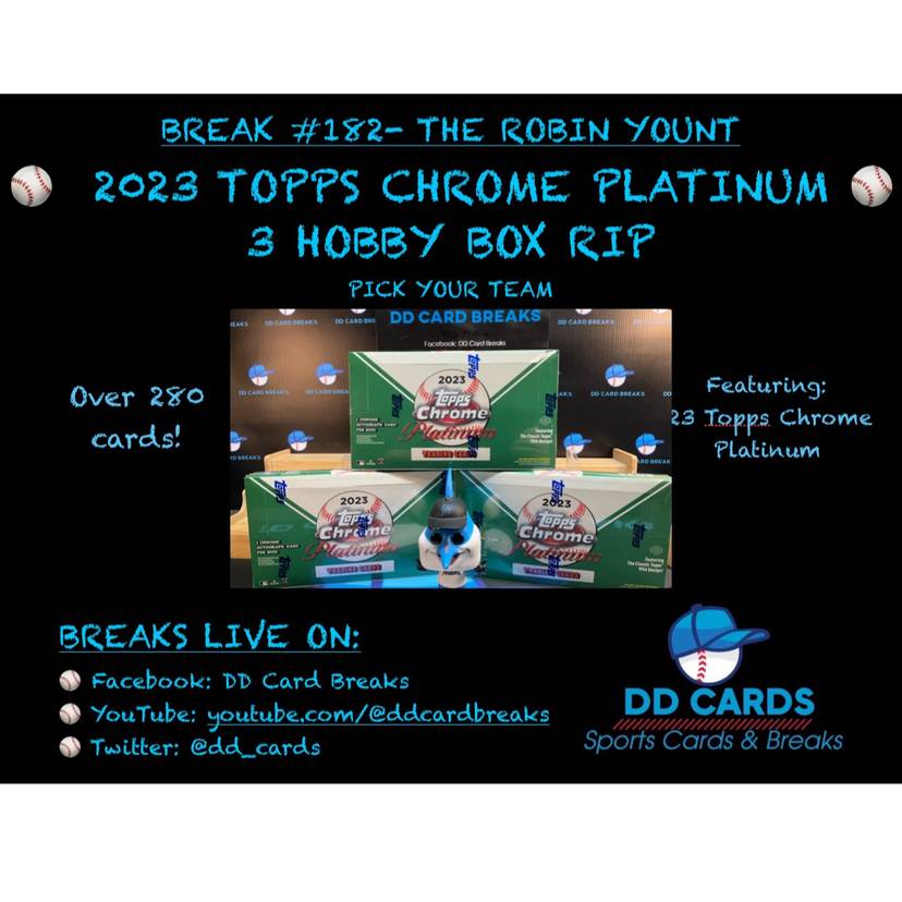 Washington Nationals - 2023 Topps Chrome Platinum (3) Hobby Box Rip ...