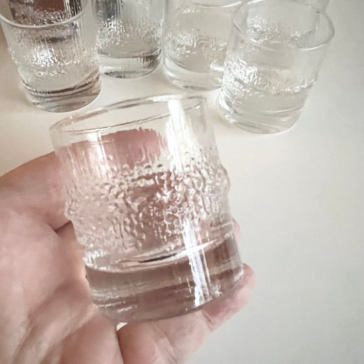 Iittala Niva Mid Century Cordial or Shot Glasses, Set of 6, Finnish ...