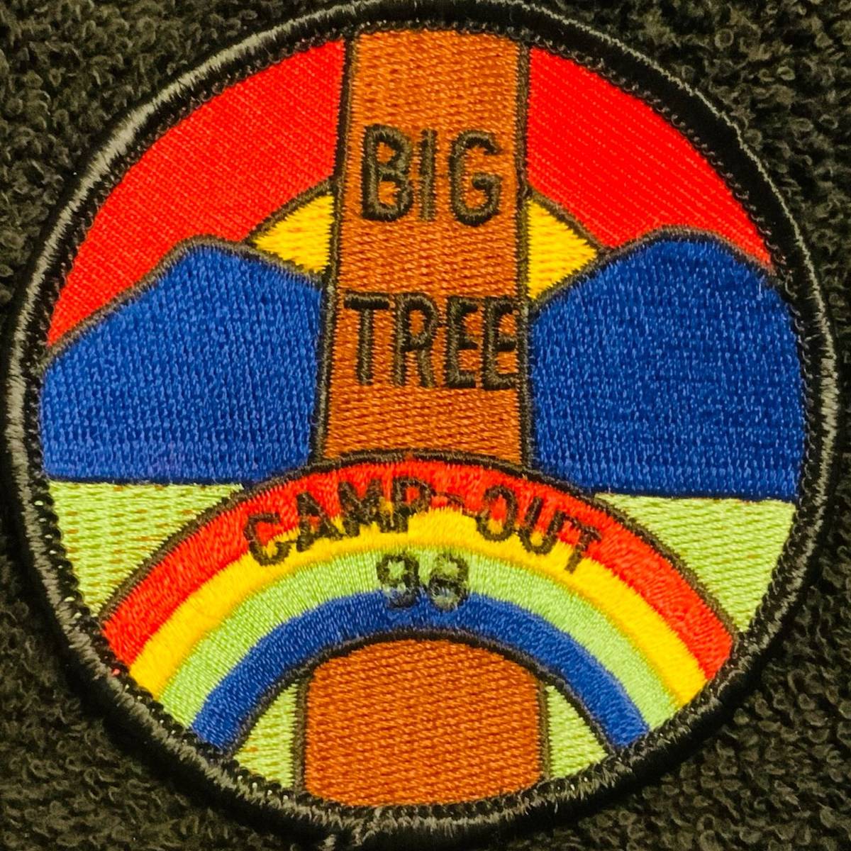 Niknax · Vintage Scouting Fun Patch: Big Tree Camp Out