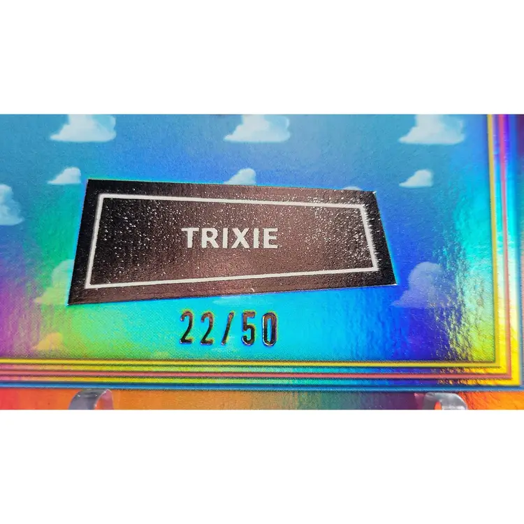 2025 Topps 30 Years Of Toy Story Trixie #70 Rose Gold Foil 22/50