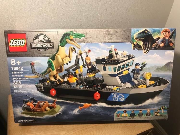 LEGO Jurassic World 76942 Baryonyx Dinosaur Boat Escape. NEW/SEALED/IN ...