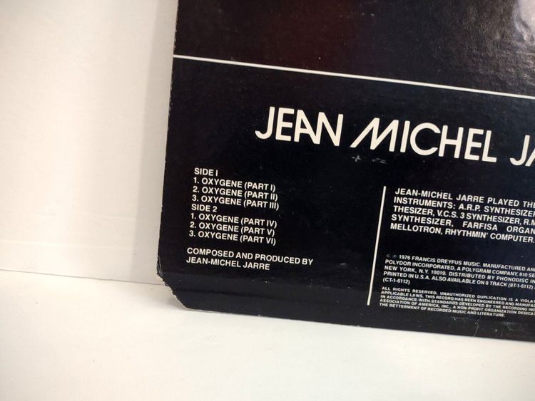 Jean Michel Jarre Oxygene Vinyl LP Record Album 1976 Electronic Ambient ...