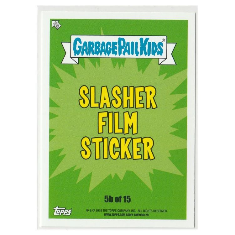 Garbage Pail Kids Estimation Jason Slasher Film Sticker #5b of 15 2019 ...