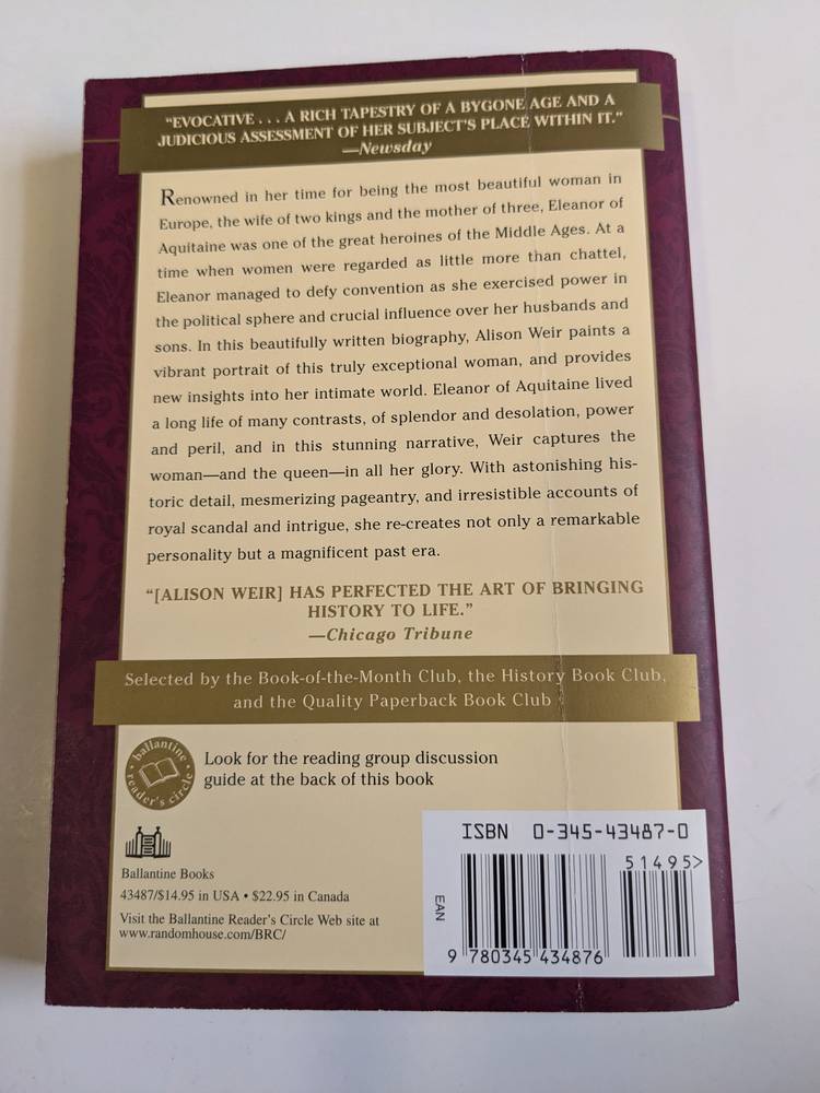 Eleanor of Aquitaine - Alison Weir (Paperback)