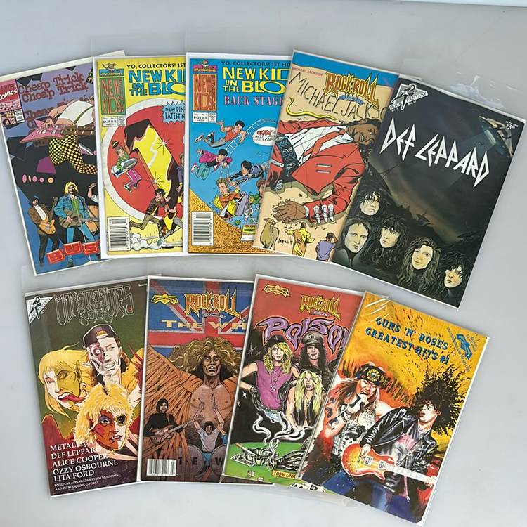 Lots Of 9 Music Band Comics