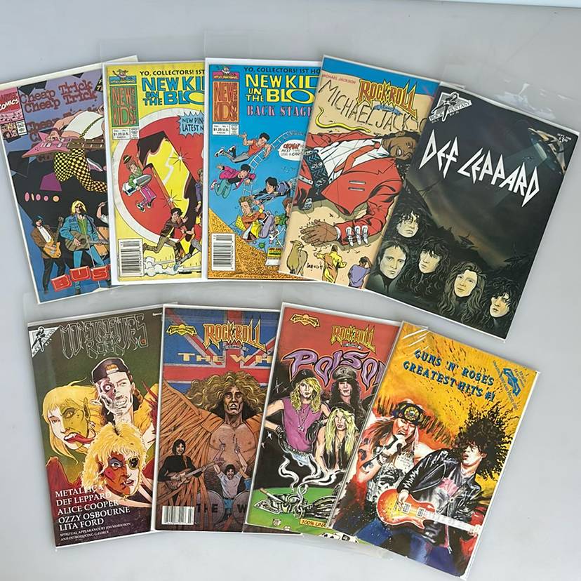 Lots Of 9 Music Band Comics