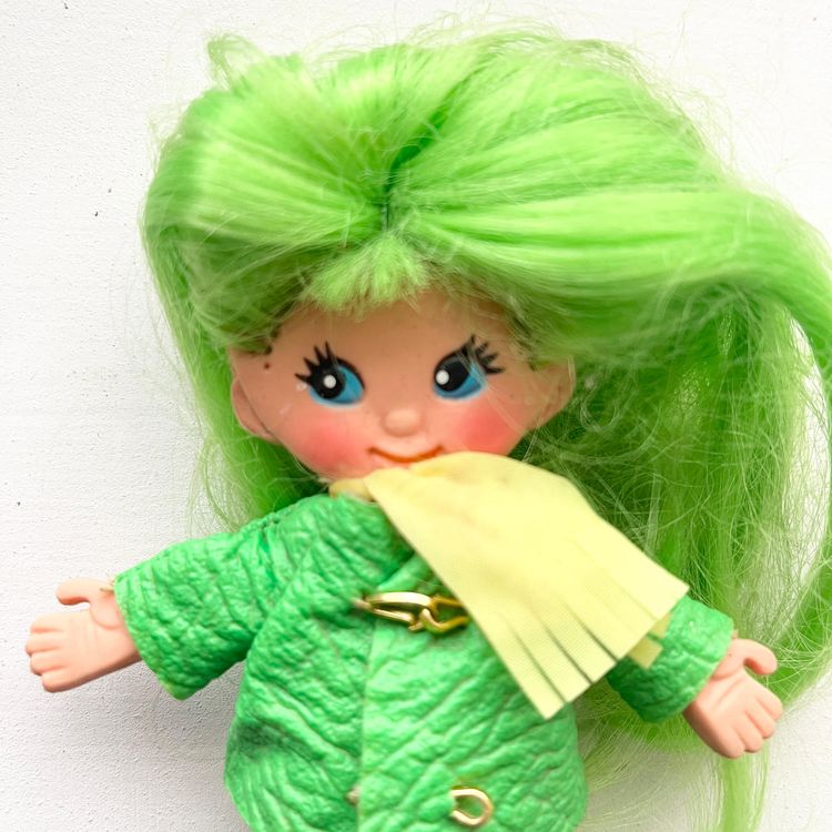 Ideal Flatsy Doll Rally Vtg 1960s St Patricks Day Figurine Green Hair ...
