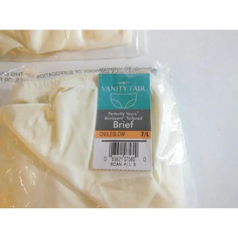 Vanity Fair NIP PERFECTLY YOURS RAVISSANT Tailored Full Brief Size 7/L ...