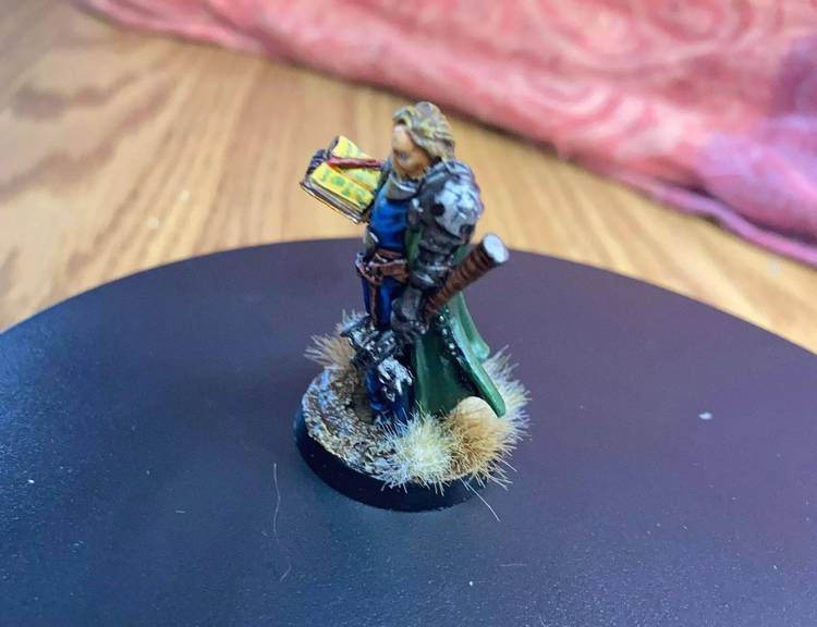 Custom Painted Reaper Miniatures Halbarad, Cleric #77414