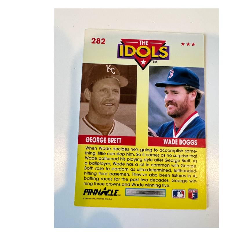 George Brett Wade Boggs The Idols Pinnacle