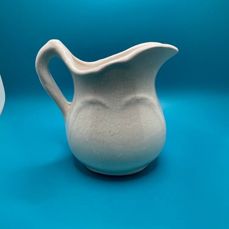 Vintage Cash Family Pottery Pitcher Vase Handpainted