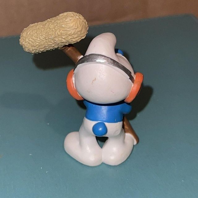 Schleich Smurfs Sound Tech Technician Figure Figurine 1984