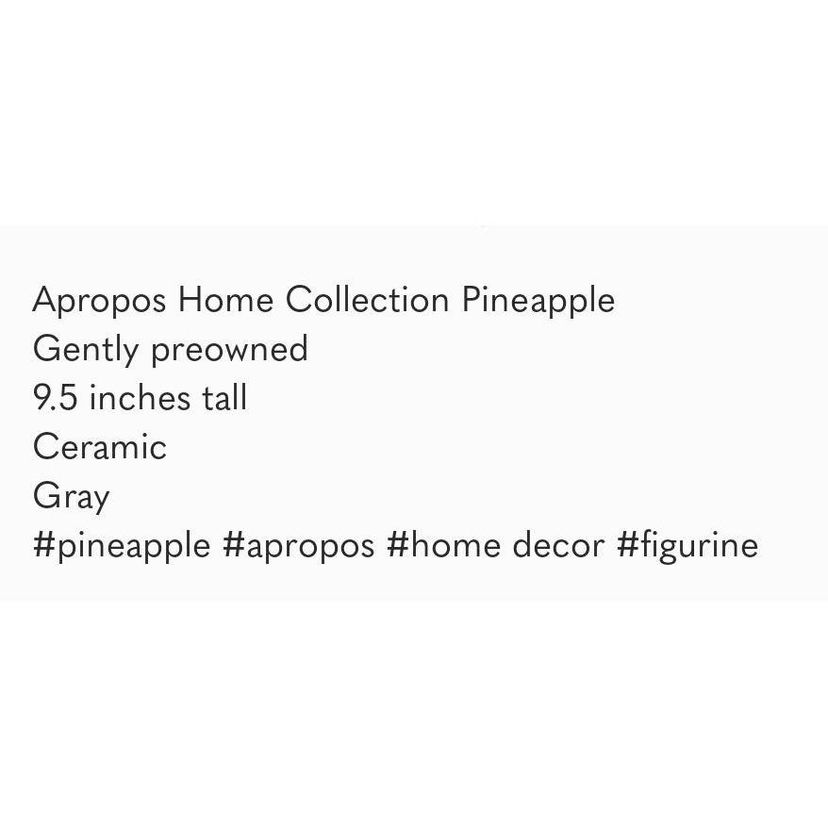 Apropos Home Collection Pineapple