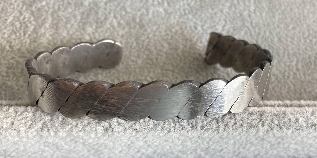 Niknax · Vintage Welders Bracelet / Welding Bracelet (#15) - Handmade