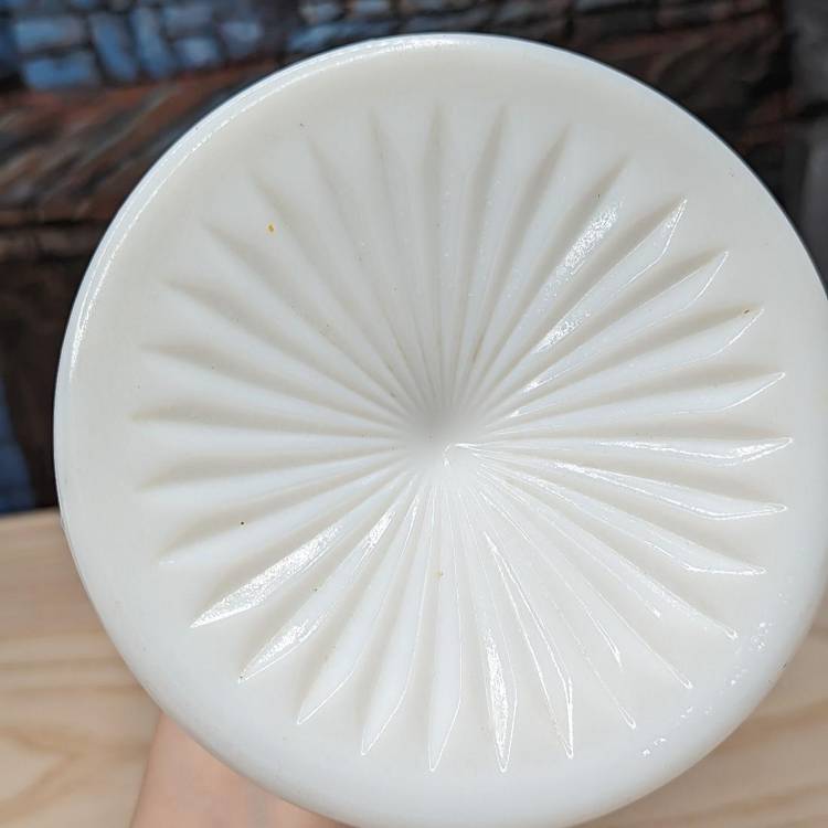 Antique Milk Glass Vase EAPG McKee Glass 12" Trumpet Vase Jubilee ...