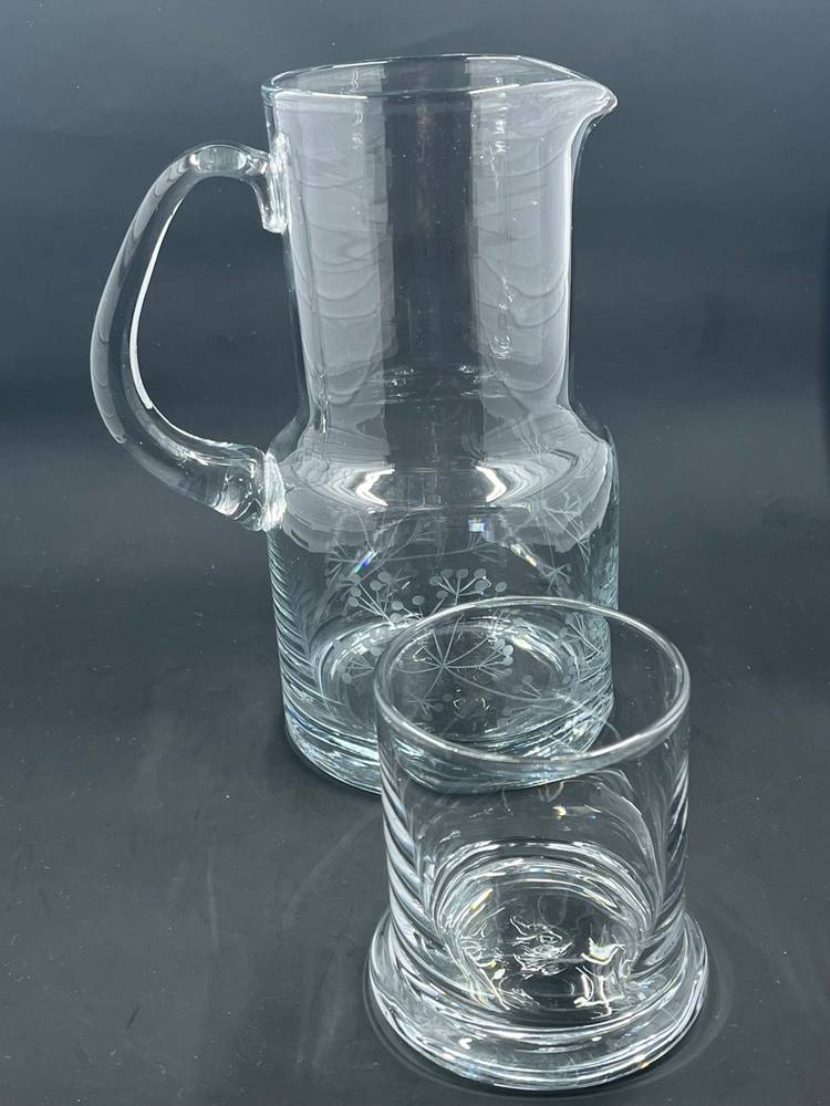 Etched Glass Tumble Up