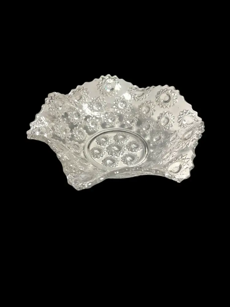 205 Imperial Glass Eapg Sawtooth, Ruffles, Daisy And Button Hobstar ...