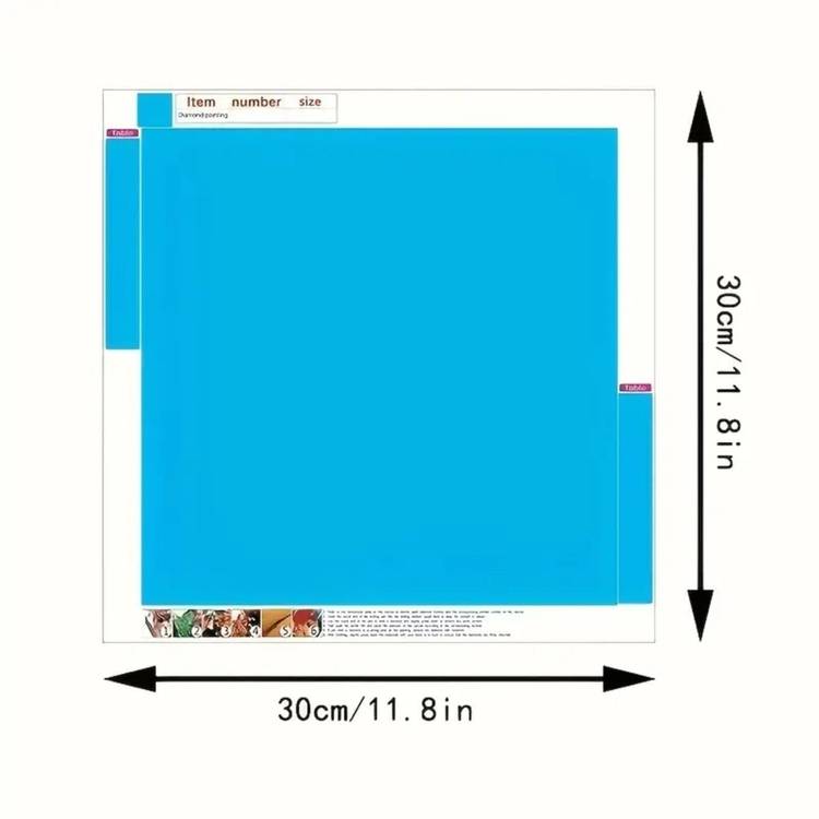 5D DIY Diamond Painting Full Diamond By Number Kits 30*30cm/11.8*11.8in ...