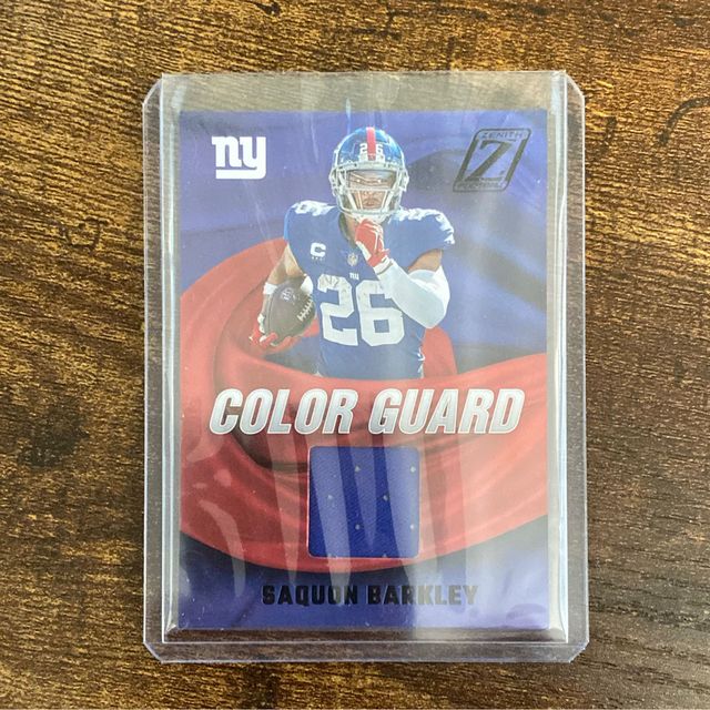 Saquon Barkley 2022 Zenith Color Guard Patch - New York Giants