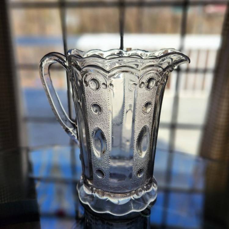 EAPG Kansas Pitcher Vase #15072 by US Glass State Series aka Jewel ...