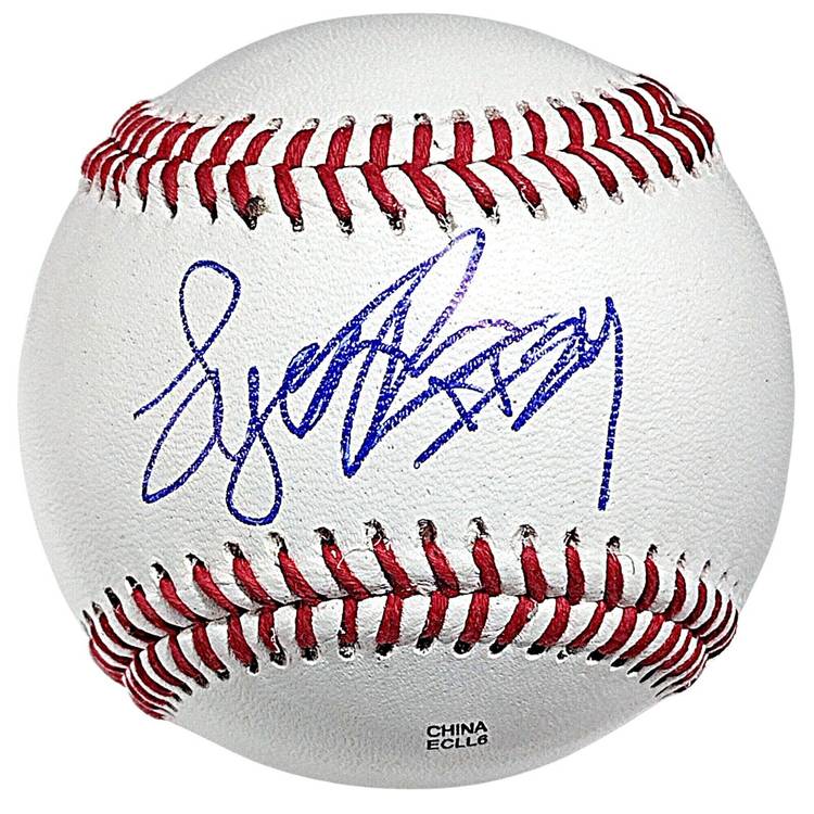 Lyon Richardson Cincinnati Reds Autographed Baseball Ball Proof COA Auto