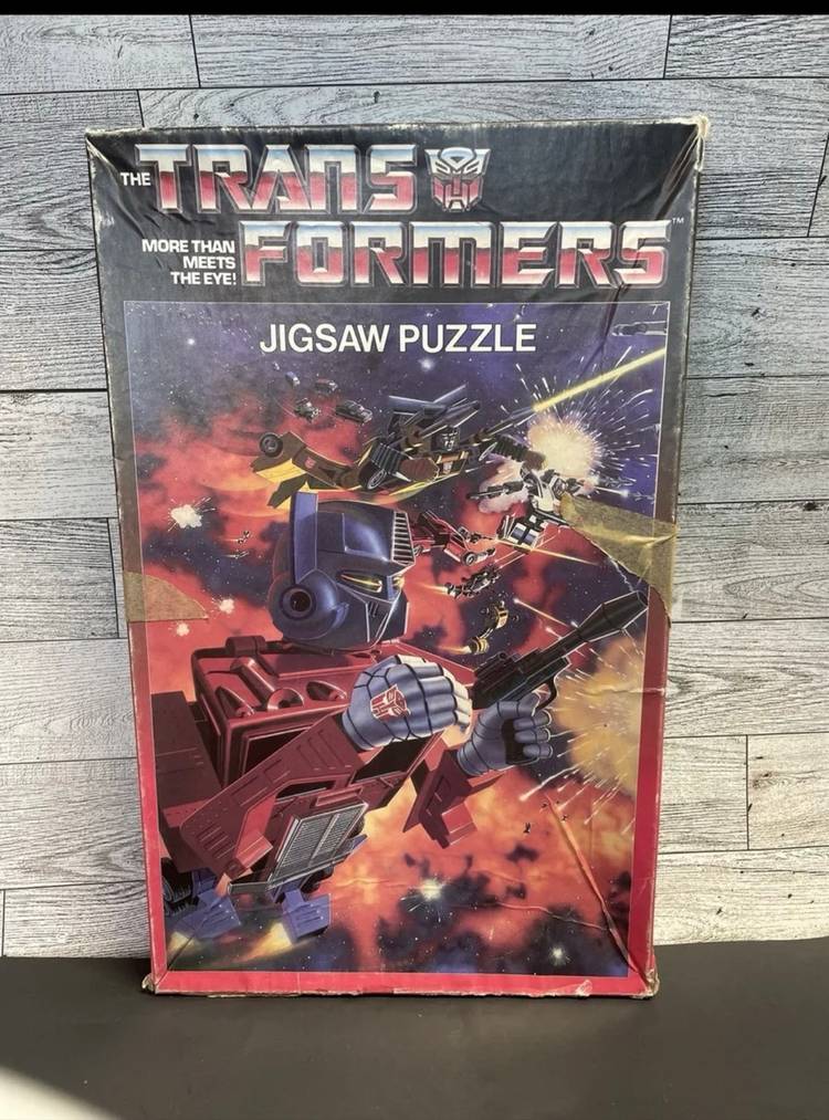 1984 Transformers Jigsaw Puzzle Optimus 200 pieces *READ*