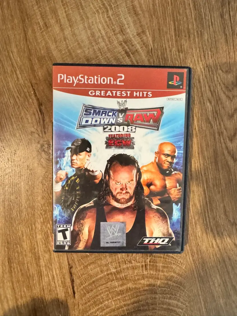WWE Smackdown VS Raw 2008 (PS2, 2007) CIB