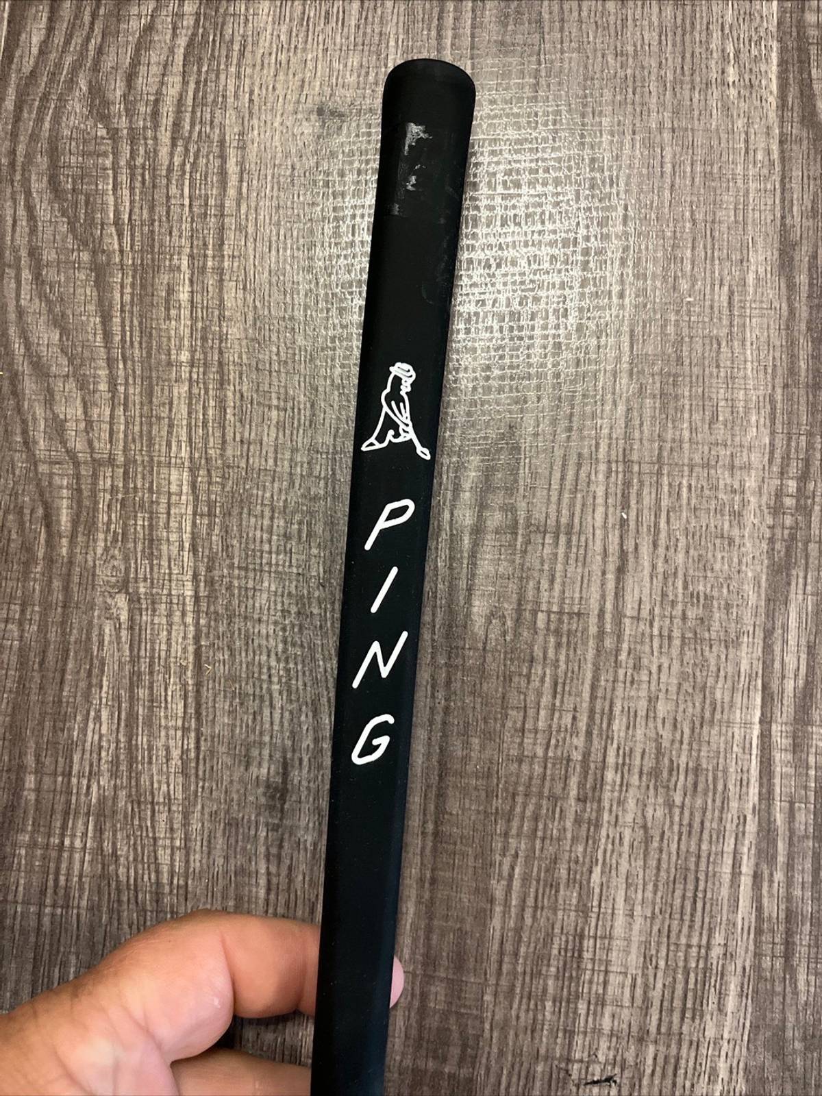 Stacked Golf · #02 Ping Pingman Putter Grip Black With WHITE Letters ...