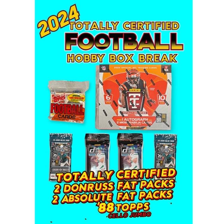 Buffalo Bills - 2024 Totally Certified Football Hobby Box Break Plus 2 ...