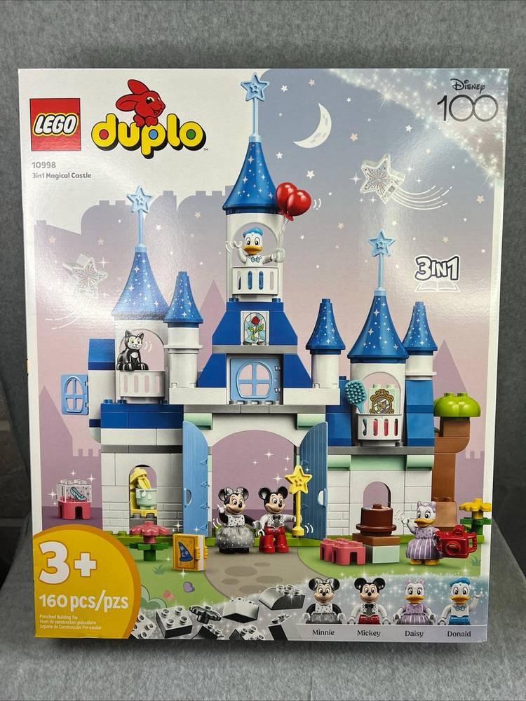 LEGO DUPLO: Disney 3-in-1 Magical Castle Set 10998 Ages 3+ 160 Pieces