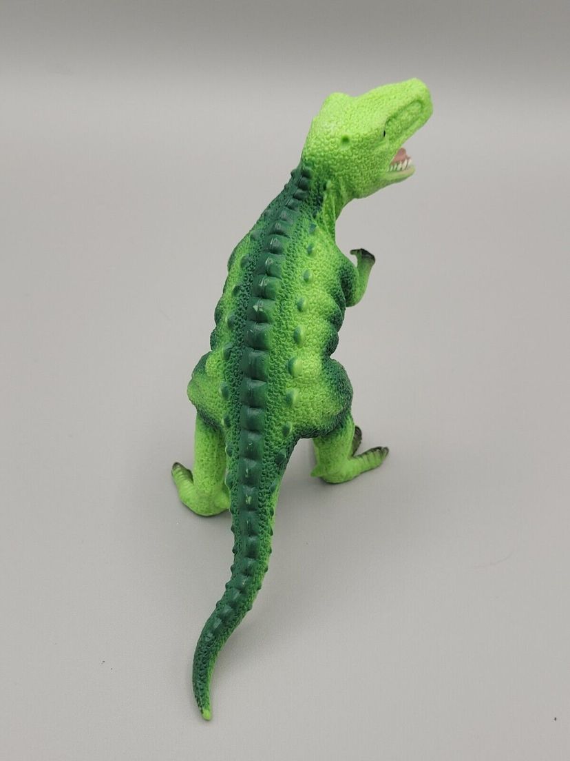 T-Rex Hard Plastic Toy Major Trading Co Dinosaur 2005 Green ...