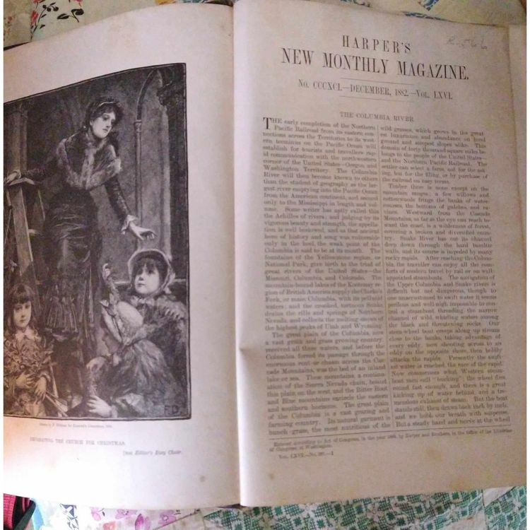 Harper's Magazine-6 months from late 1800's in each book