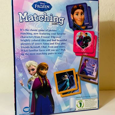 Disney Frozen Matching Game For Ages 3+ A Fun Game Of Picture Matching
