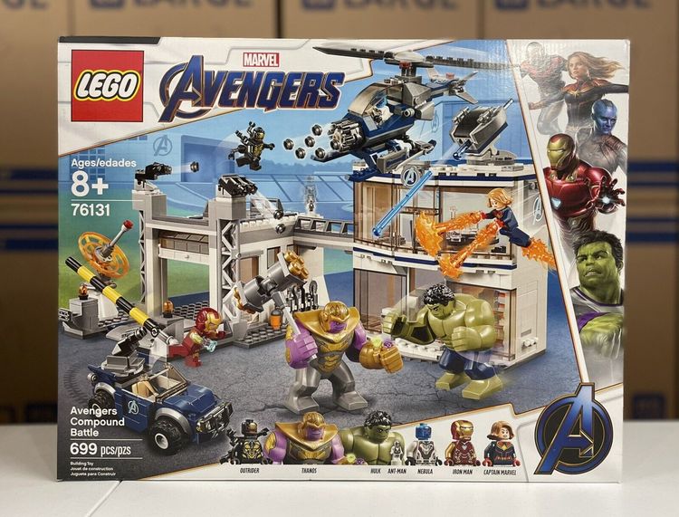 LEGO 76131 Marvel Avengers Compound Battle Super Heroes, Brand New & Sealed