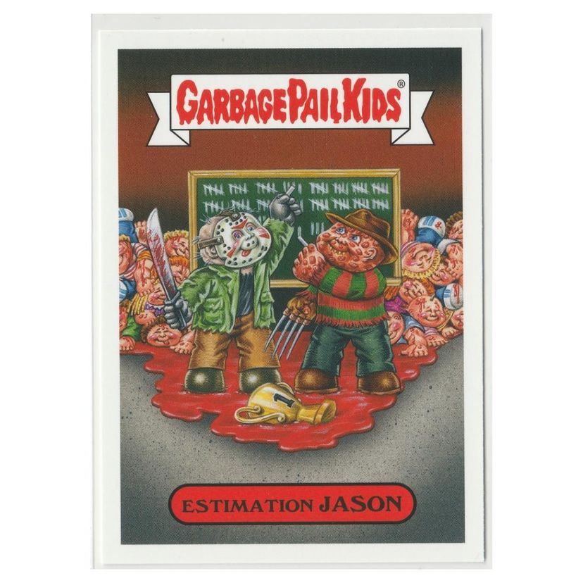 Garbage Pail Kids Estimation Jason Slasher Film Sticker #5b of 15 2019 ...
