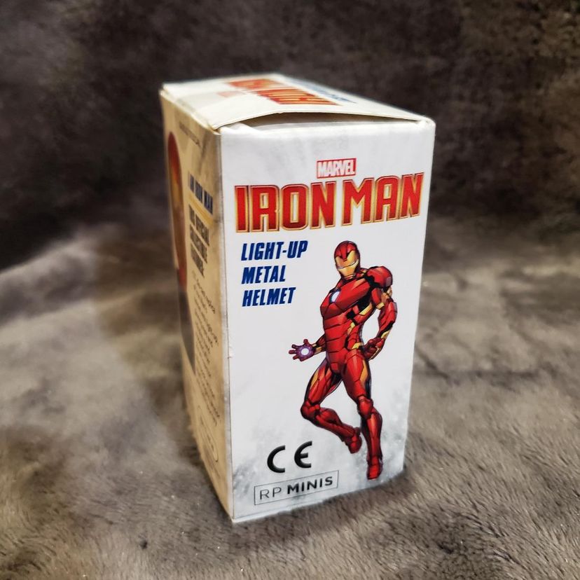 Marvel Iron Man Light-Up Metal Helmet With Glowing Eyes RP Mini New ...