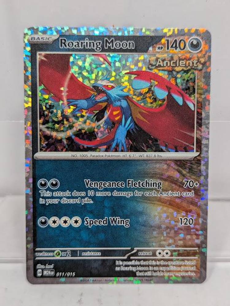 NEW!-McDonald’s Pokémon Roaring Moon Card 011/015 2025 Holo M24EN -Free ...