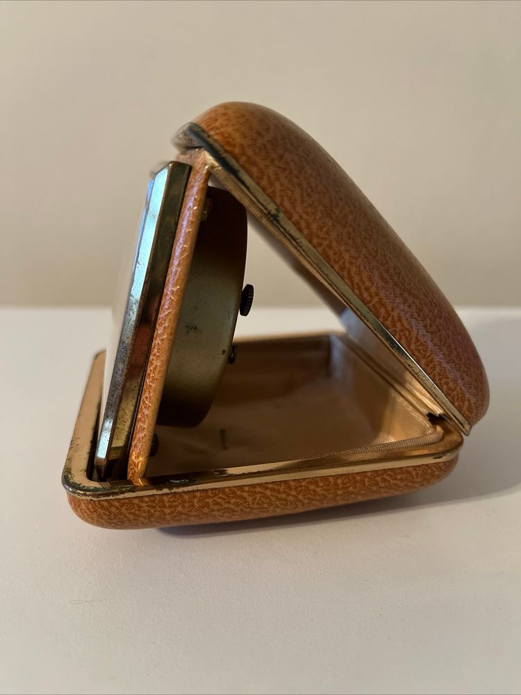 Vintage Phinney Walker Wind Up Travel Alarm Clock in Case Germany ...