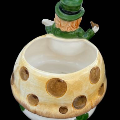 Vintage Ceramic Leprechaun St. Patrick’s Day Planter